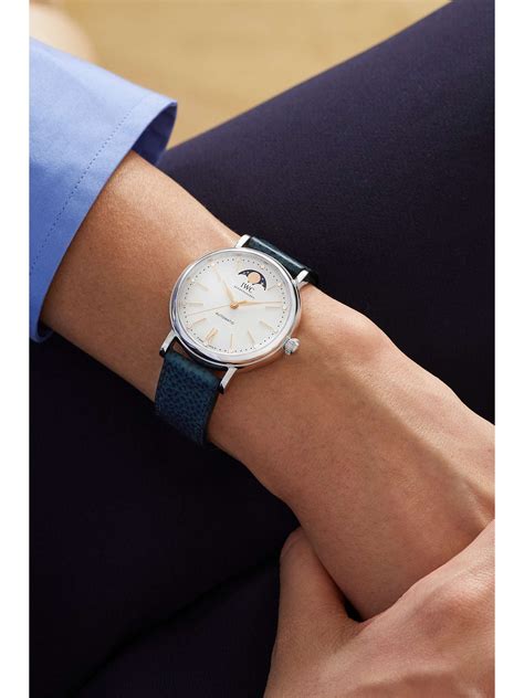 IWC SCHAFFHAUSEN Portofino Automatic Moon Phase 37mm stainless steel ...