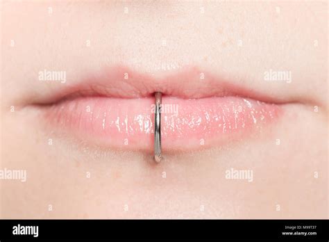 Labret ring hi-res stock photography and images - Alamy