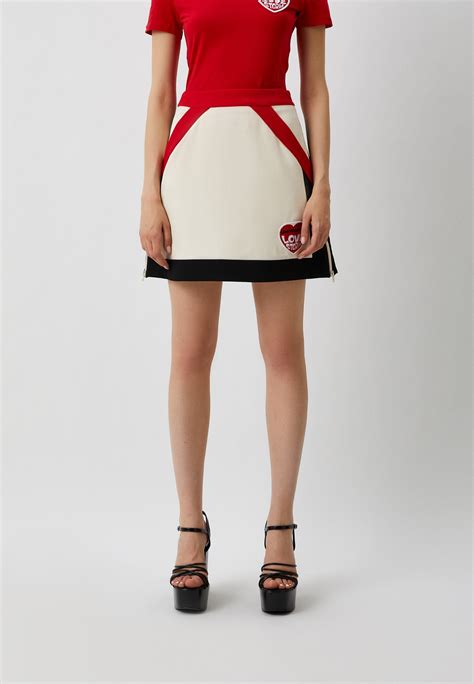 Юбка Love Moschino, цвет: бежевый, RTLACS877001 — купить в интернет ...