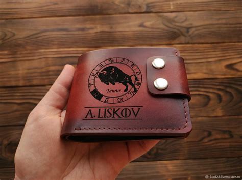 Кошелек кожаный мужской купить в интернет-магазине Ярмарка Мастеров по ...
