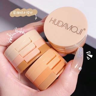 HUDAVIOJI 3 In 1 Matte Highlighter Blush Palette Pearly Blush Shiny ...