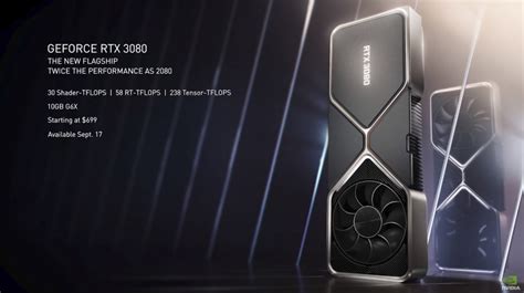 NVIDIA GeForce RTX 30 Series graphics cards: Announcement details