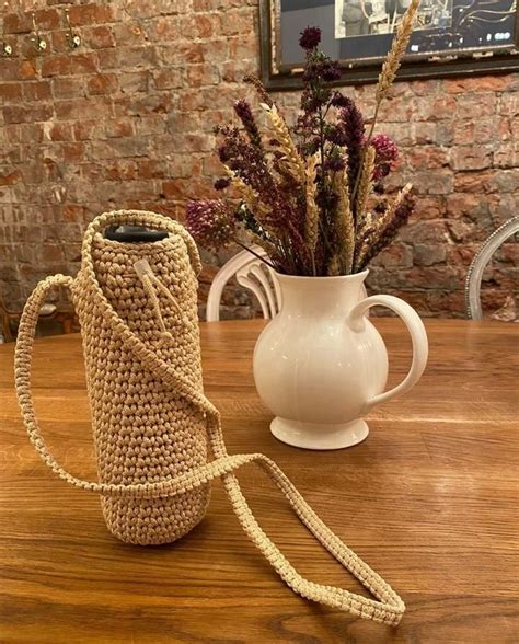 Вязаная сумка для термокружки | Straw bag, Bags, Straw