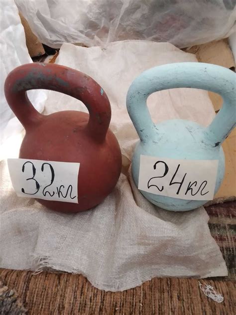 Гиря 24 та 32 кг чавунна радянська: 1 200 грн. - Атлетика / фитнес ...
