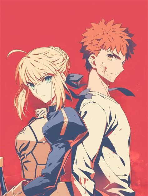 Saber (Arturia Pendragon) and Emiya Shiro by Gabrielescala2306 on DeviantArt
