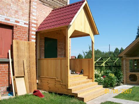 Крыльцо к деревянному дому проекты из дерева (45 фото) - красивые ...