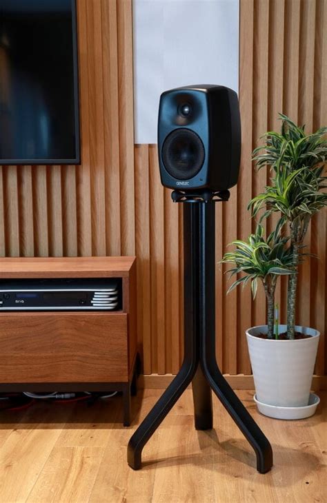 Genelec Triol speaker stand, black | Finnish Design Shop