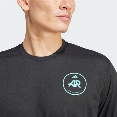 adidas טי שירט ארוכה Own the Run adidas Runners (יוניסקס) - שחור ...