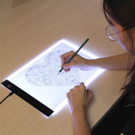 Планшет световой Supretto с LED-подсветкой для рисования и копирования ...