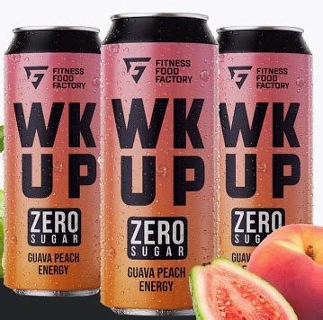 Энергетический напиток Fitness Food Factory WK UP Гуава-персик | отзывы
