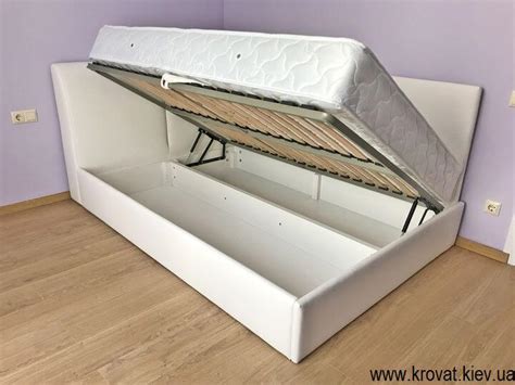 Кровати с боковым подъемным механизмом: кровать на заказ Киев