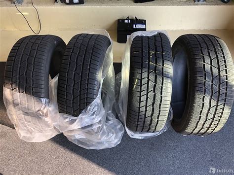 4 WINTERREIFEN: CONTINENTAL 235.45.R19. M+S. PROFIL: 7 MM. im Kanton ...
