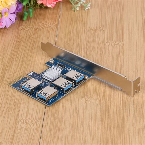 Купить стандарт PCIe 1 до 4 PCI экспресс х16 слоты райзер карта PCI-е ...