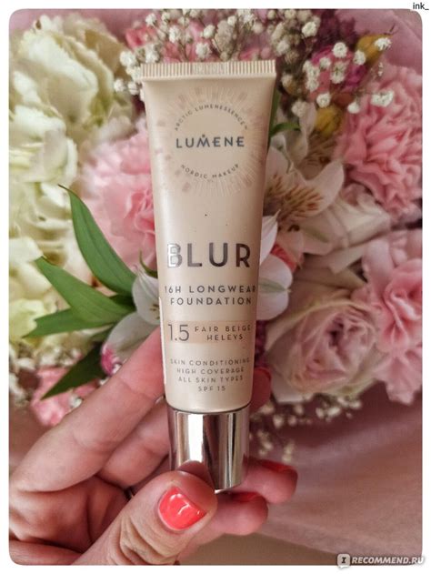 Тональный крем Lumene Longwear blur foundation - «Мастхевом не назову ...