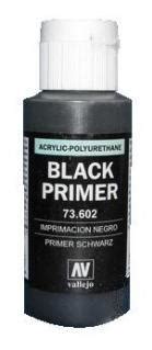 Vallejo - Vallejo Surface Primer (60ml): Black #VAL73602 [8429551736022]