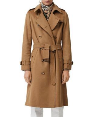 Burberry - Kensington Cashmere Trench Coat