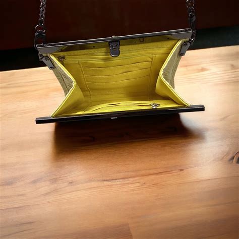The Ashley Clutch- Yummy Yellow – Bags By BeckyMac