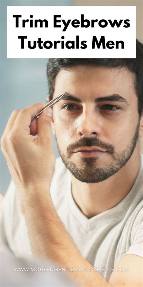 Trim Eyebrows Tutorials Men in 2024 | Guys eyebrows, How to trim eyebrows, Eyebrow tutorial