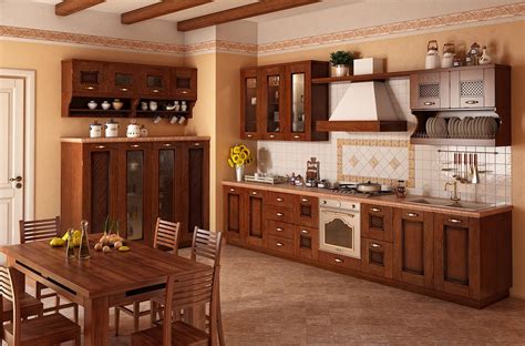 Красивые кухонные гарнитуры из дерева прямая кухня (43 фото) - красивые ...