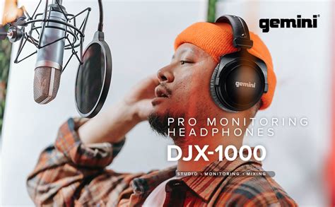 Amazon.com: Gemini Sound DJ Equipment Mixing Headset System DJX-1000 ...