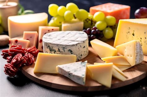 Premium AI Image | cheese plate