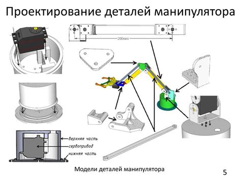 Разработка трехстепенного лабораторного манипулятора с механическим ...