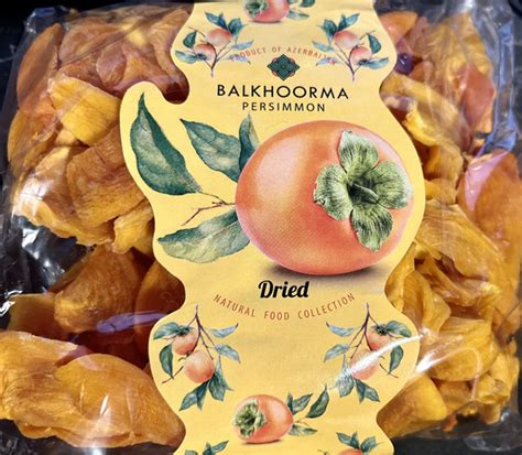 Характеристики Хурма сушеная BALKHOORMA 500гр подробное описание товара ...