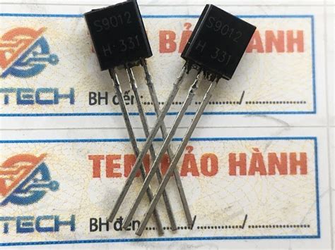S9012, 9012 Transistor 0.5A/40V PNP TO-92