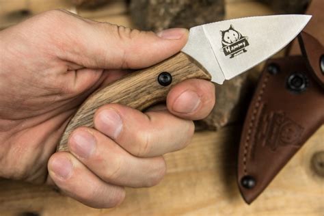 Kizlyar Supreme Hammy EDC Walnut Handle & Leather Sheath