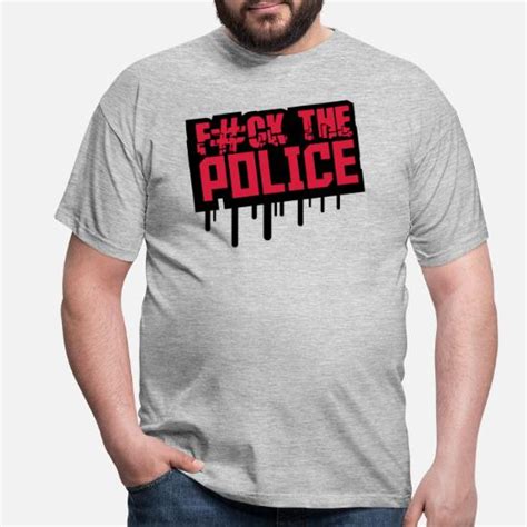 Fuck The Police Graffiti Stempel Männer T-Shirt | Spreadshirt