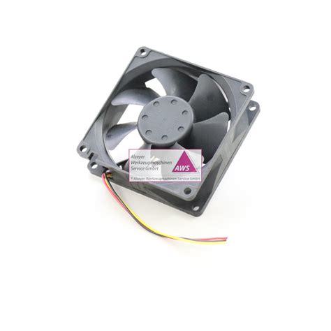 Ventilator Viereckig 80x80x25mm dick (24VDC) | B2B Webshop | www.awsgmbh.de