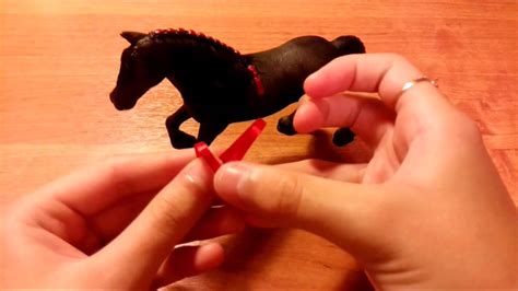 Как сделать недоуздок и чомбур на лошадь Schleich - YouTube