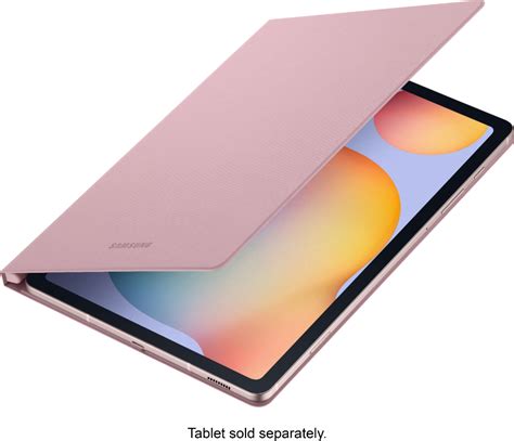 Best Buy: Book Cover for Samsung Galaxy Tab S6 Lite Chiffon Rose EF ...