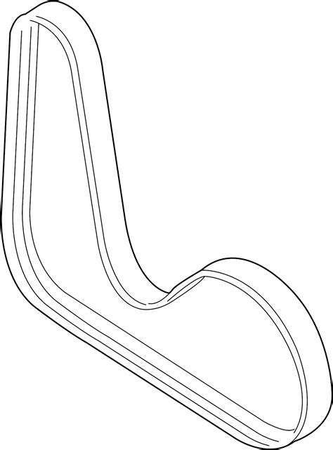 06J260849D - Serpentine Belt - Genuine Volkswagen Part