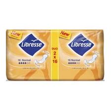-Libresse Pads: Libresse Invisible normal 32st