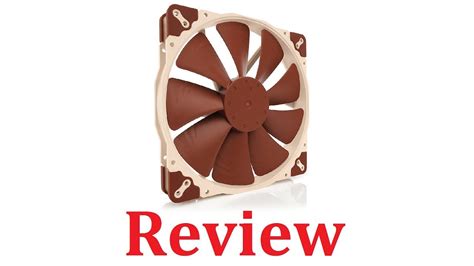 Noctua NF-A20 PWM 200mm fan Review - YouTube