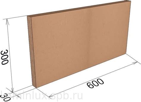 Купить Шамотная плита 600х300х30 мм в Санкт-Петербурге