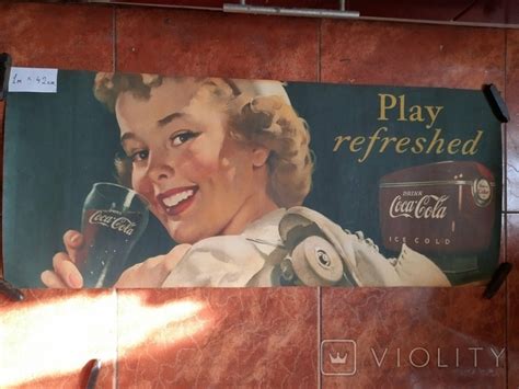 Плакат Coca-Cola 1970 (109814104) - купити Violity