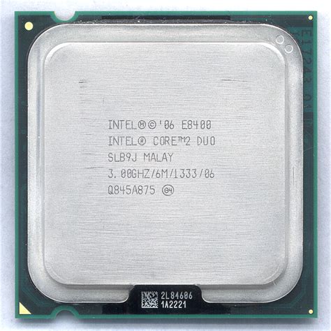 PROCESOR CORE2DUO E8400 2x 3.0GHZ 6MB CACHE 1333Mhz FSB