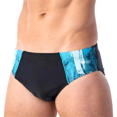 Плавки для бассейна Aquawave DANILO (DANILO-BLACK/SEA PRINT) M Обхват ...