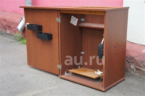 Раскладывающийся СТОЛ (тумба) для швейной машины, с откидной крышкой ...