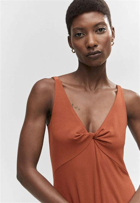 Сарафан Mango CALI3, цвет: коричневый, RTLACU942301 — купить в интернет ...